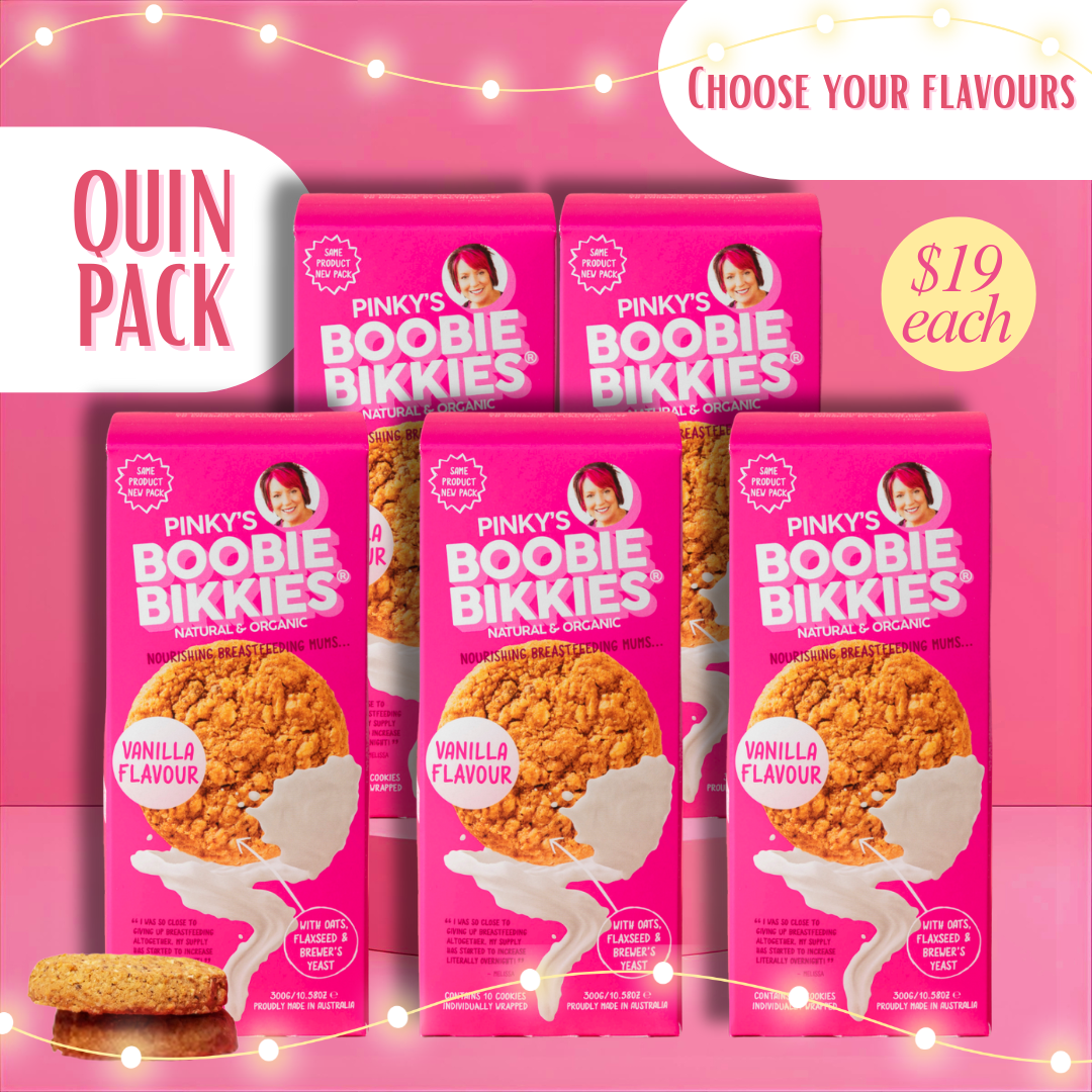 Boobie Bikkies Quin Pack Lactation Cookies – Boobie Foods