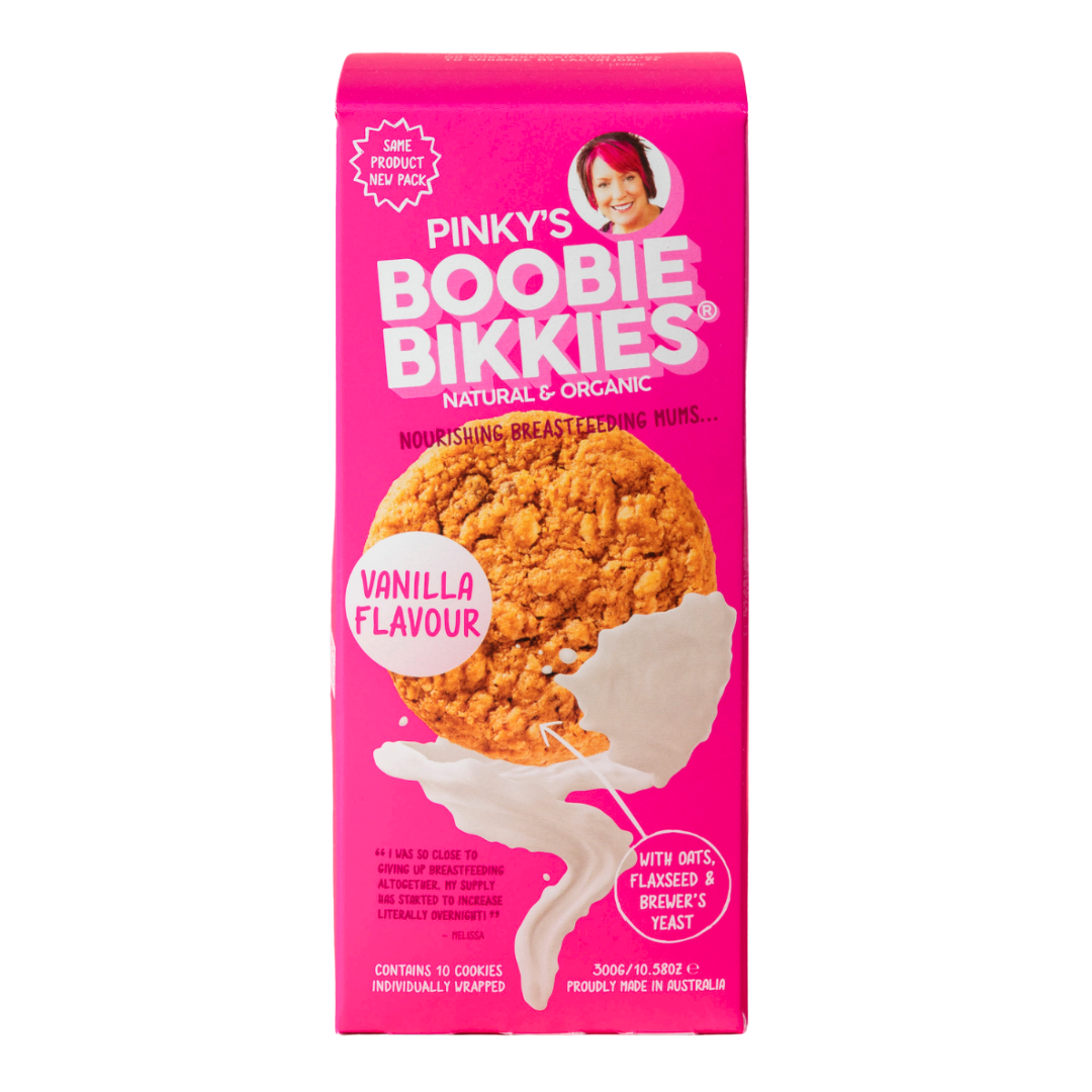 Boobie Bikkies® Vanilla – The Original Lactation Cookies – Boobie Foods