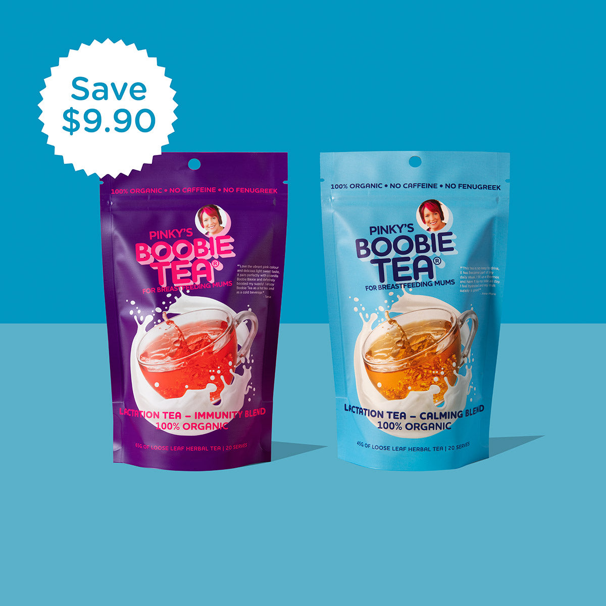 Boobie Tea Duo Pack - Lactation Teas – Boobie Foods